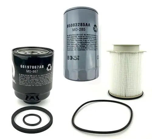 OEM Mopar Oil and Fuel Filter Kit for 2013-2018 Dodge RAM 6.7L Cummins ...