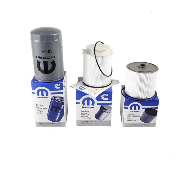 OEM Mopar Oil and Fuel Filter Kit for 2013-2018 Dodge RAM 6.7L Cummins ...
